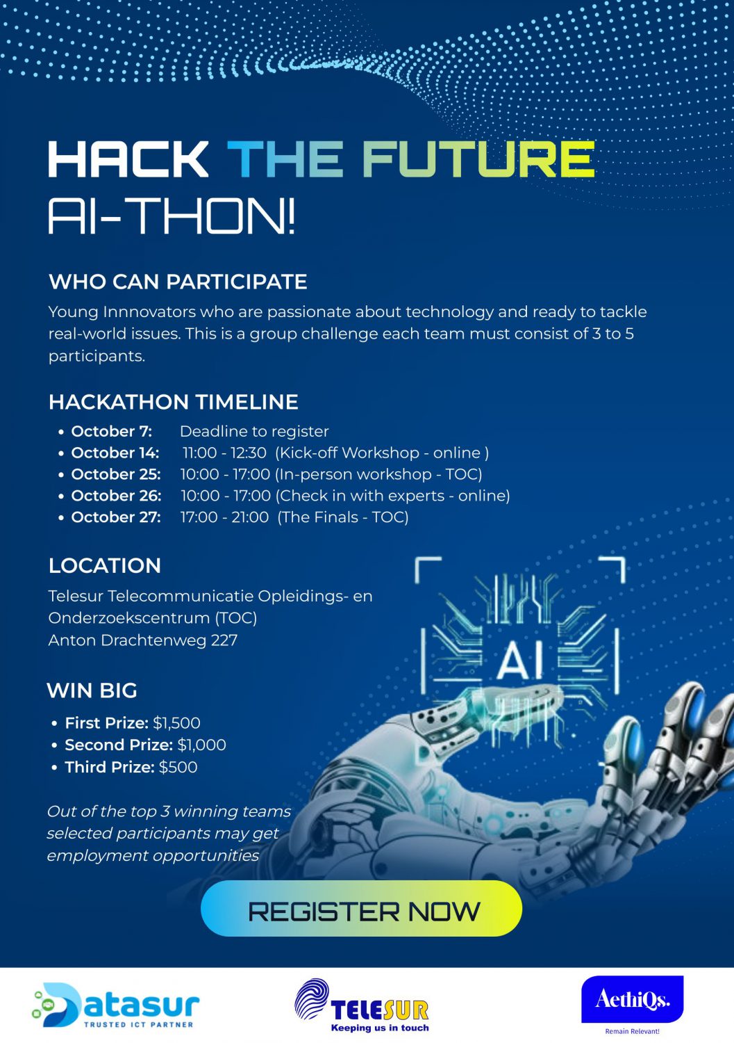 Join the Hack the Future AI-thon & WIN BIG! - Datasur