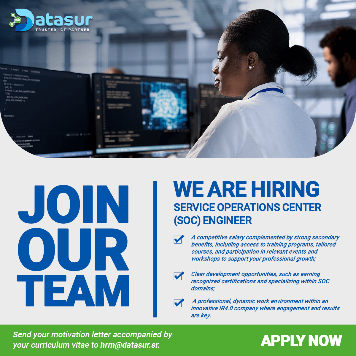 SOC ENGINEER - Datasur